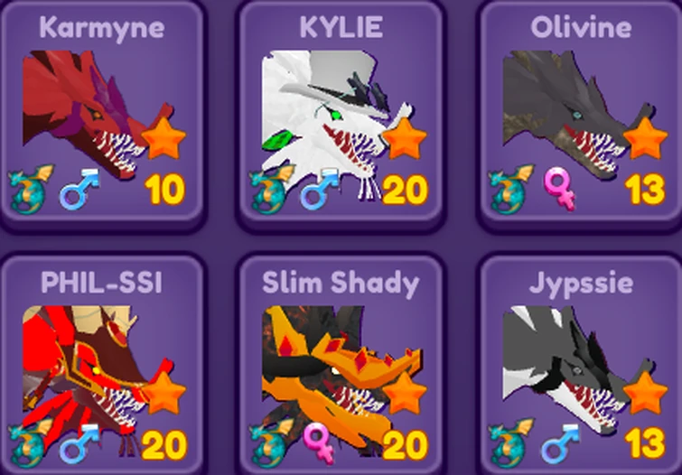 LF: Specific Dragons // Inventory Auction! | Fandom