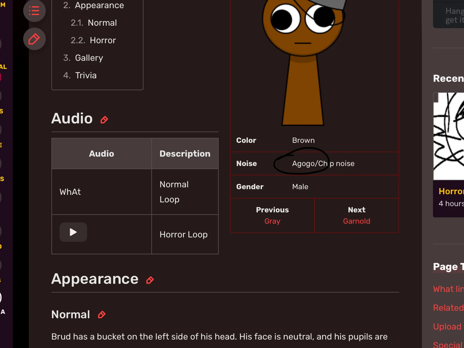So someone vandalized brud’s page | Fandom