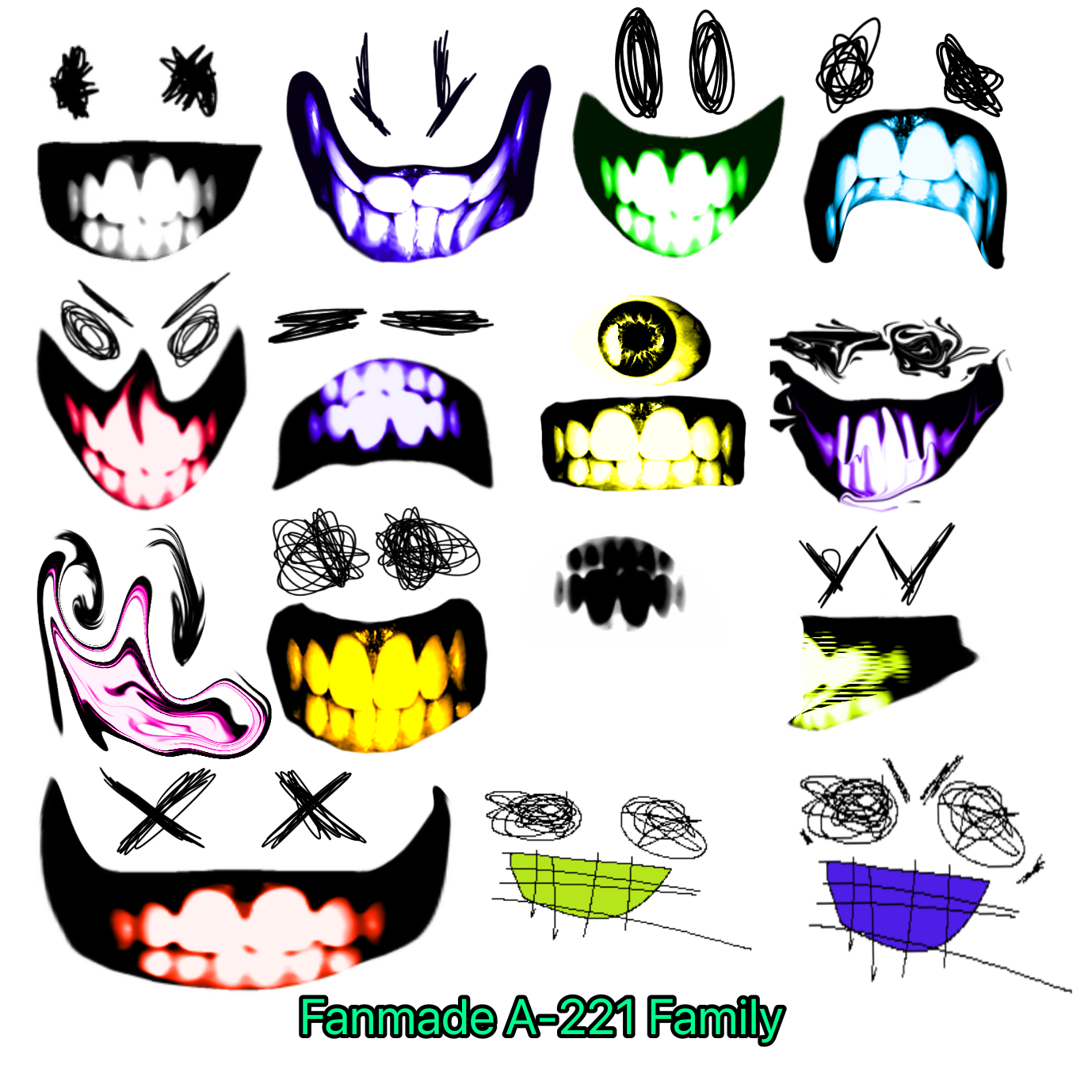 my own version of what I think A-221’s family looks like | Fandom