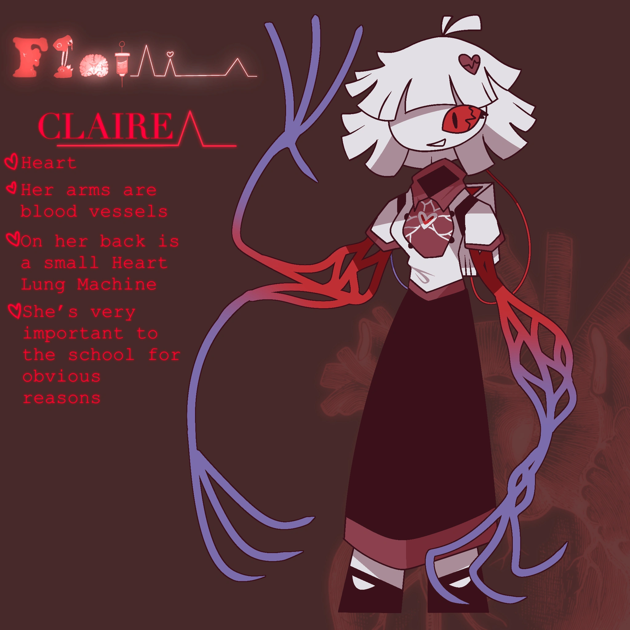 First redesign for FPE: Flatline, Claire. | Fandom