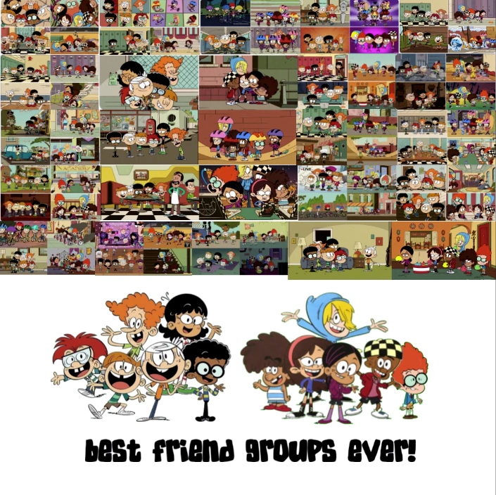 Lincoln & Ronnie Anne's Friend Groups poster collage | Fandom