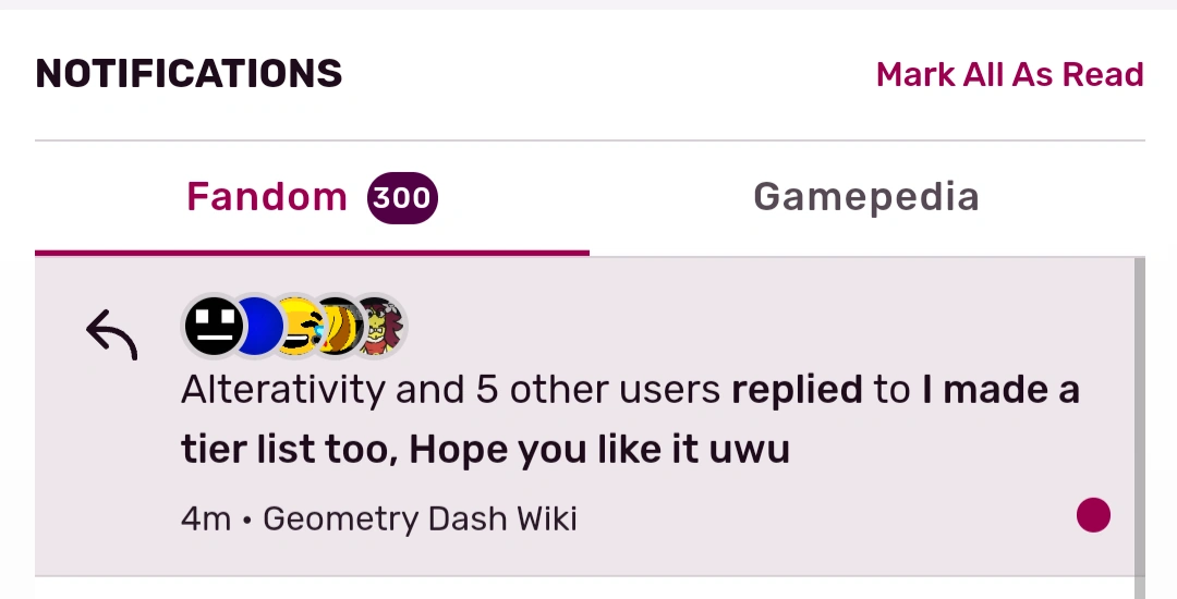 300 unread notifications | Fandom