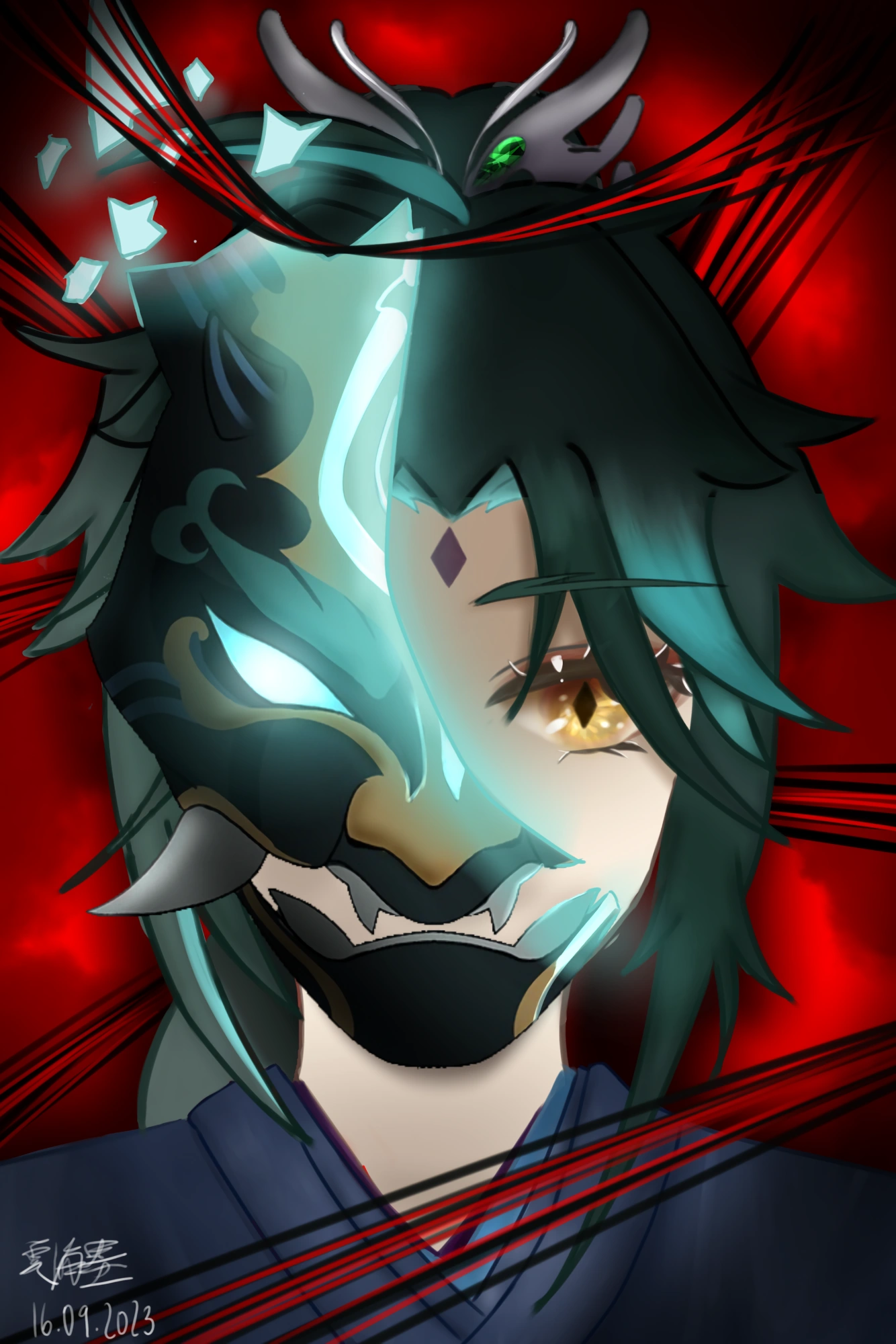Just some Xiao art- | Fandom