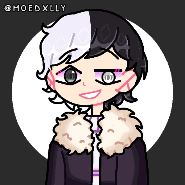 some objects as human (yinyang candle bow and bot i made in picrew ...