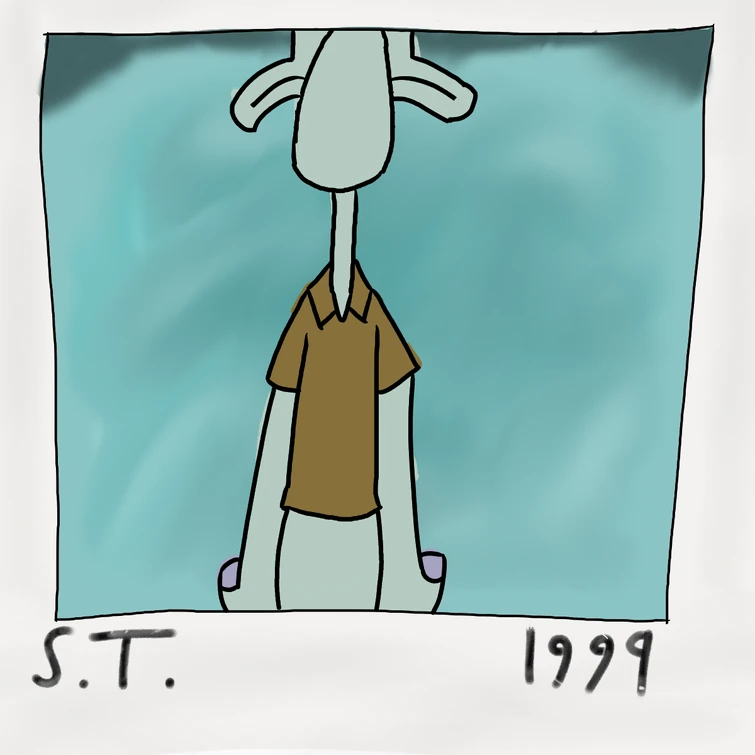 Squidward Tentacles 1999 album cover (based on Taylor Swift 1989 cover ...