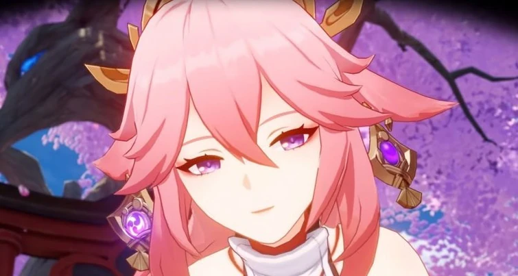 I drew Yae Miko | Fandom