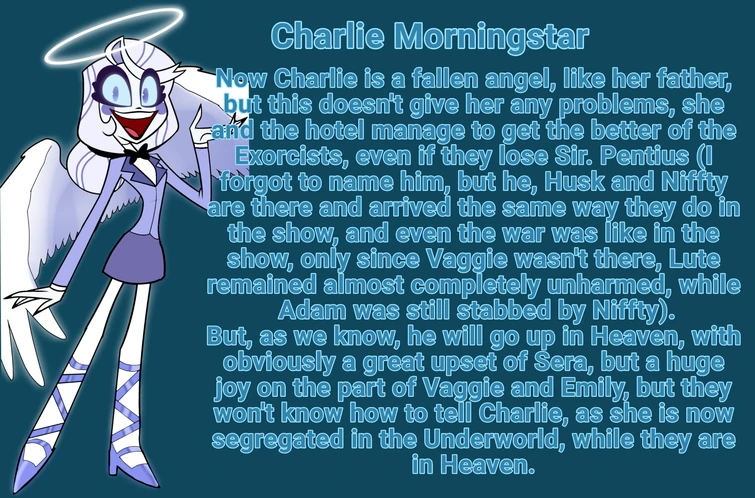 So since I made an angelic form of Charlie, I thought I'd make a whole ...