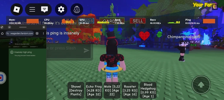 Insanely high ping | Fandom