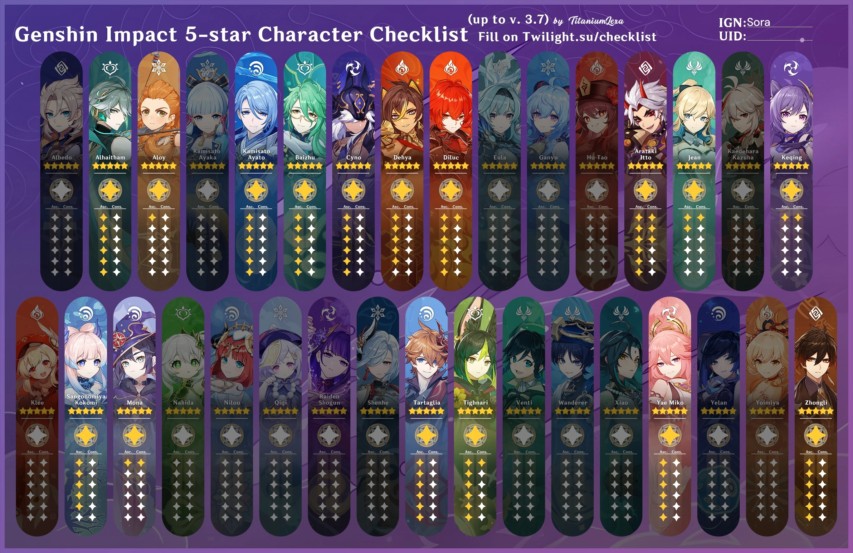 I love this checklist creator so much! | Fandom