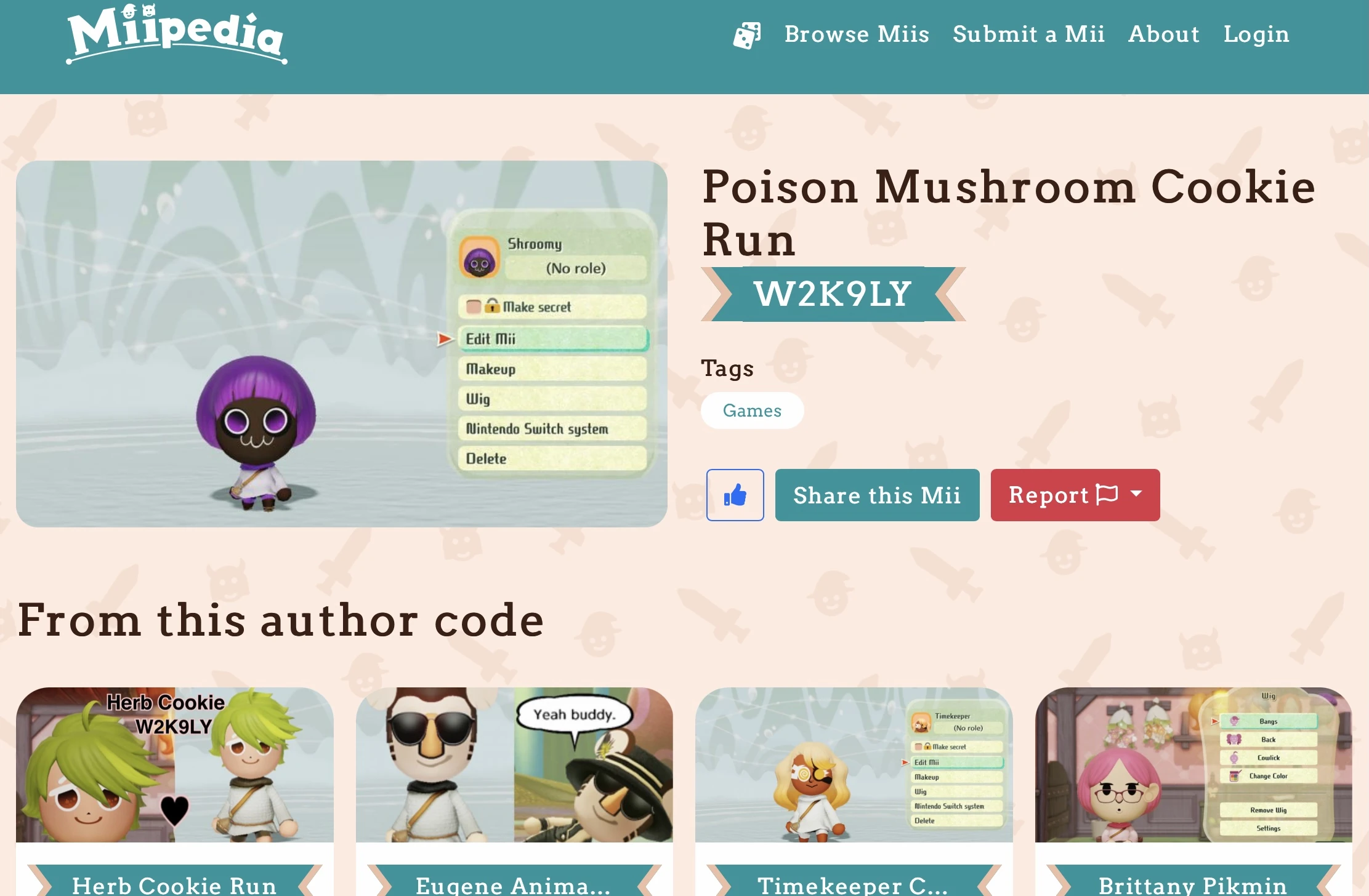 You play Miitopia and want Cookie Run Miis? Here you go: | Fandom