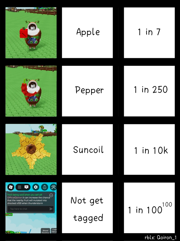 The rarest thing on Grow a garden | Fandom