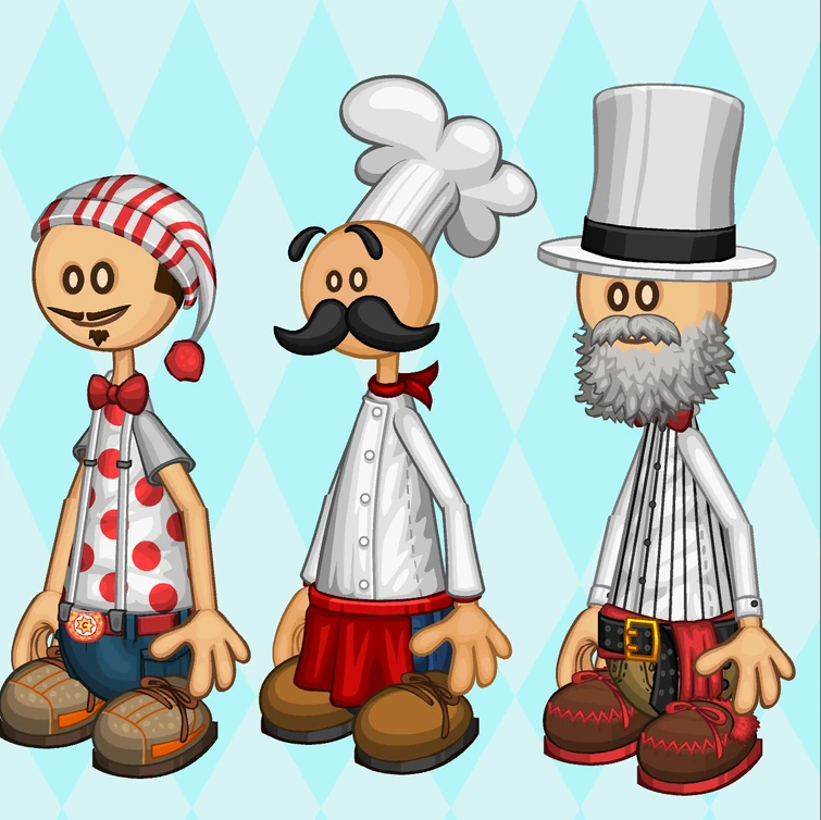 Papa Louie and Mindy evolution lines | Fandom