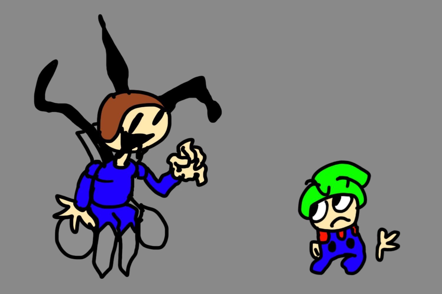 Dave but scary. | Fandom