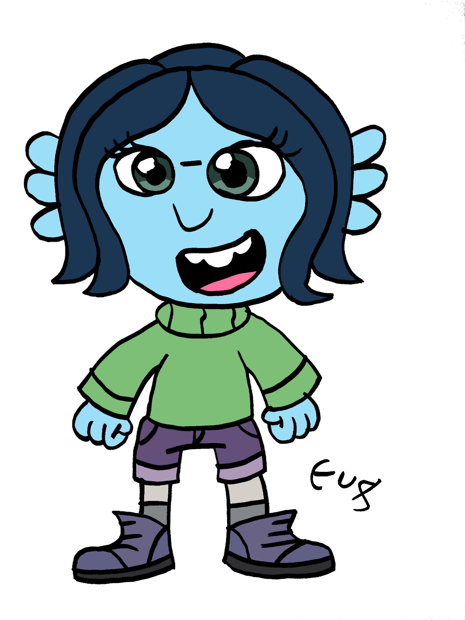 My drawing of Ruby Gillman from the new movie | Fandom