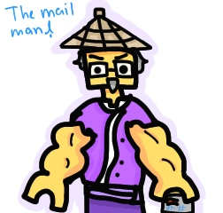 The mailman when he returns | Fandom