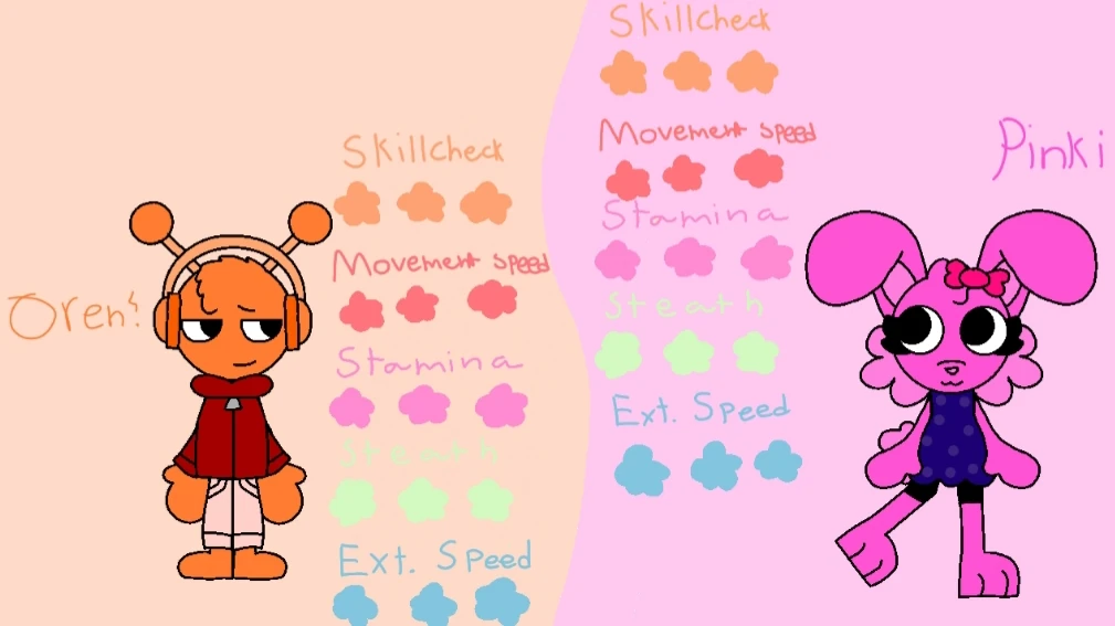 "Welcome to Wenda's World! Please select a starter Sprunki and we'll ...