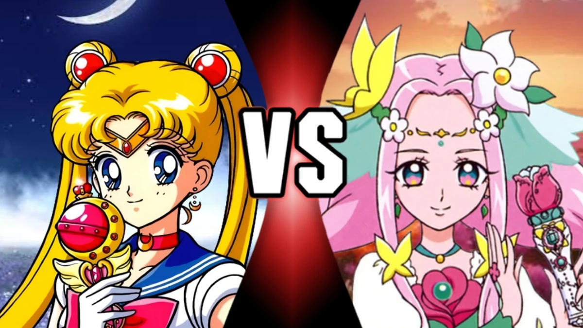Sailor Moon vs Cure Felice (Pretty Guardian Sailor Moon vs Pretty Cure ...