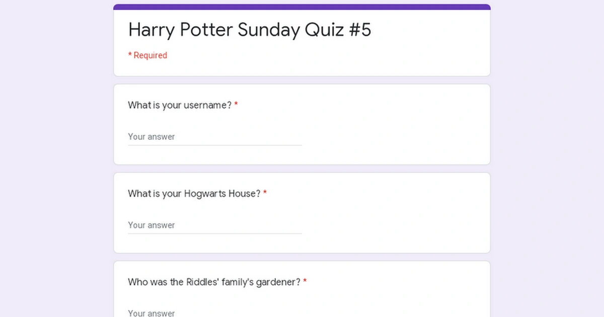 Weekly Sunday Quiz #5 | Fandom