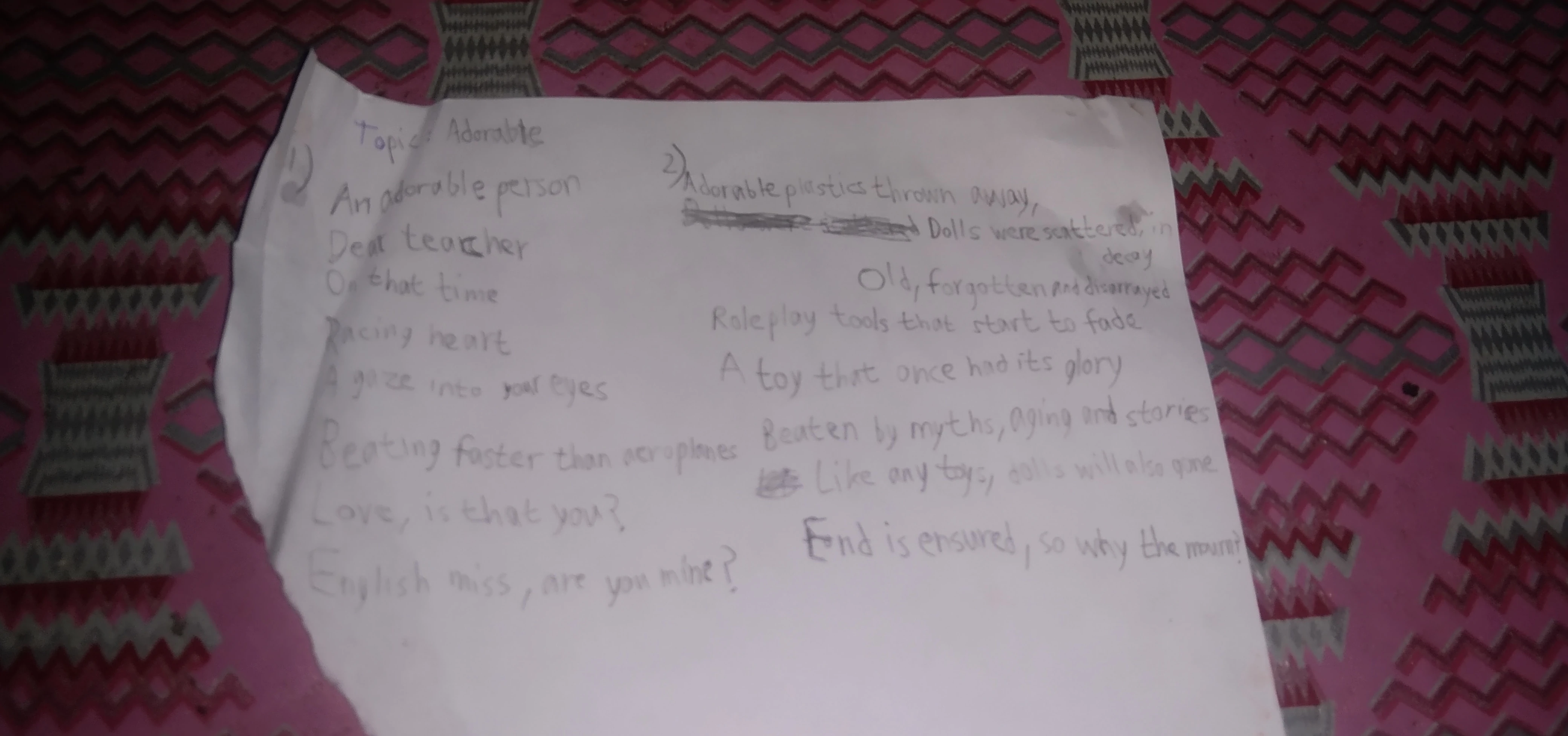 I wrote two poem lol | Fandom