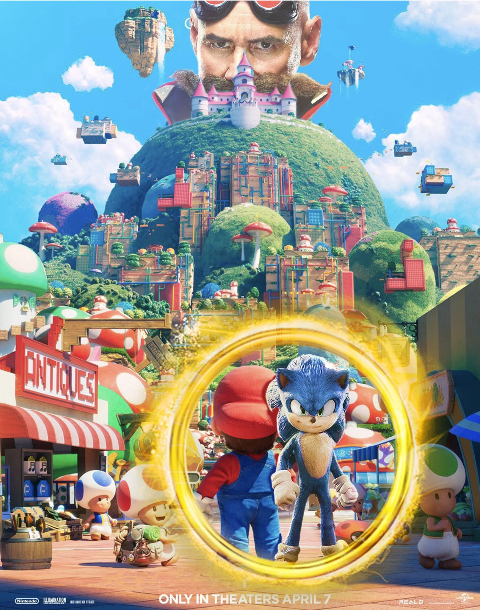 To think, an actual GOOD Mario and Sonic crossover movie is ...