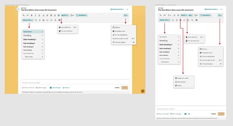 Simplified editor update | Fandom