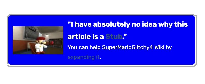 If there is Stub and Gallery stub | Fandom