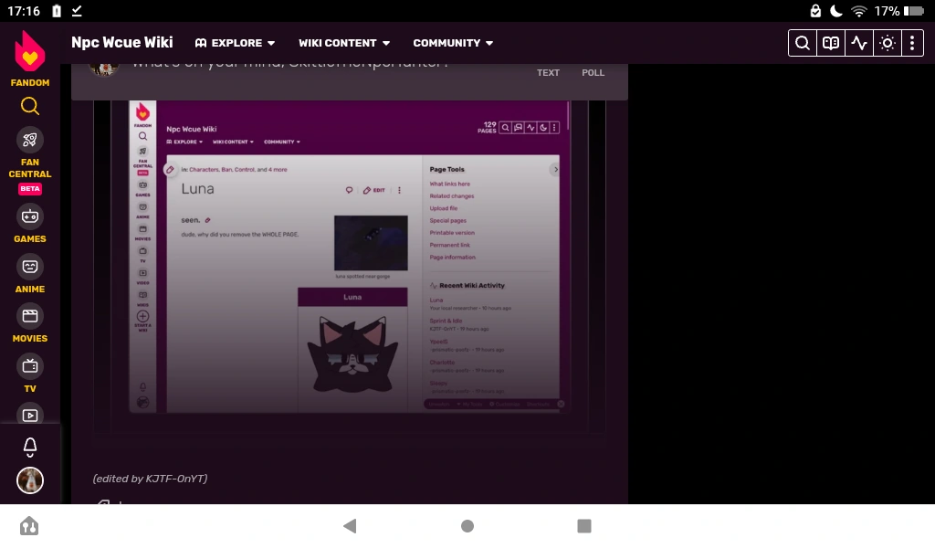 something happened | Fandom