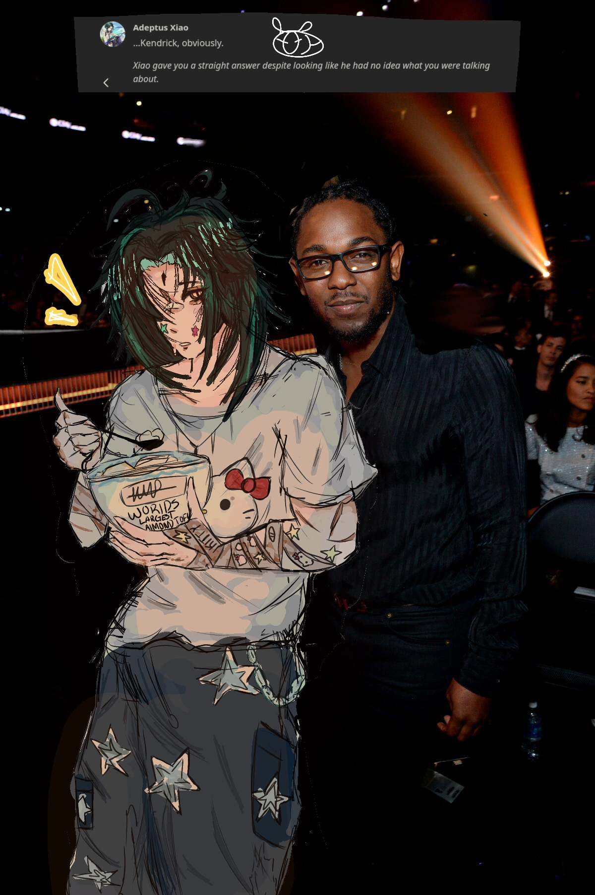 Hello Kitty Xiao met Kendrick 😱😱😱⁉️⁉️ | Fandom