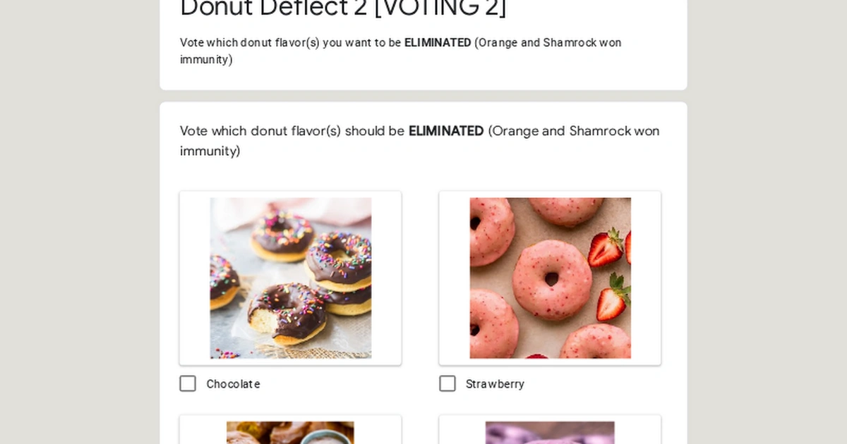 DONUT DEFECT 2 (VOTING 2) | Fandom
