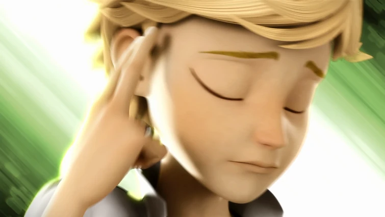 The first time we saw Adrien's sad transformation wasn't in season 4 ...