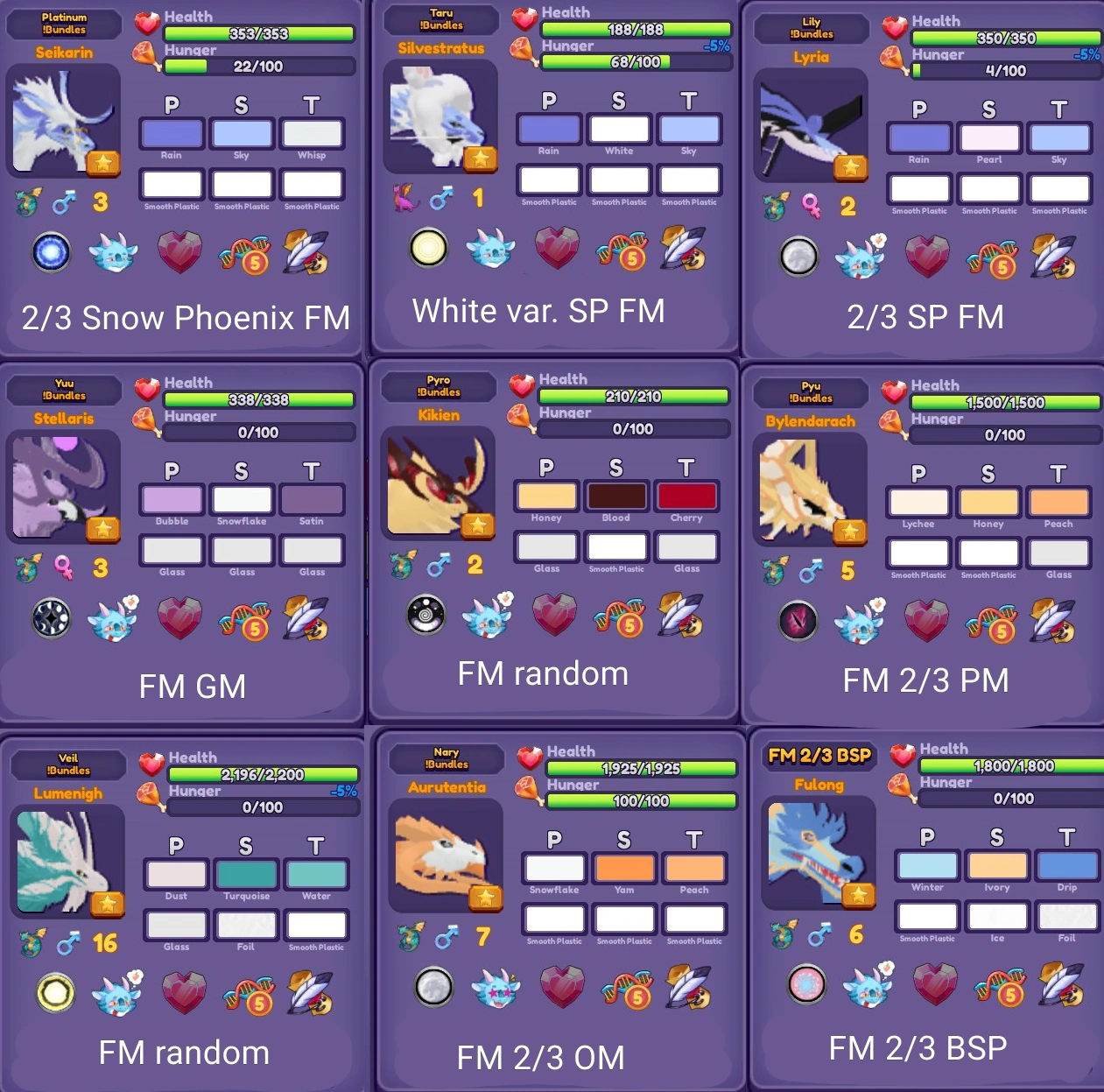 Looking at offers for a few dragons: | Fandom