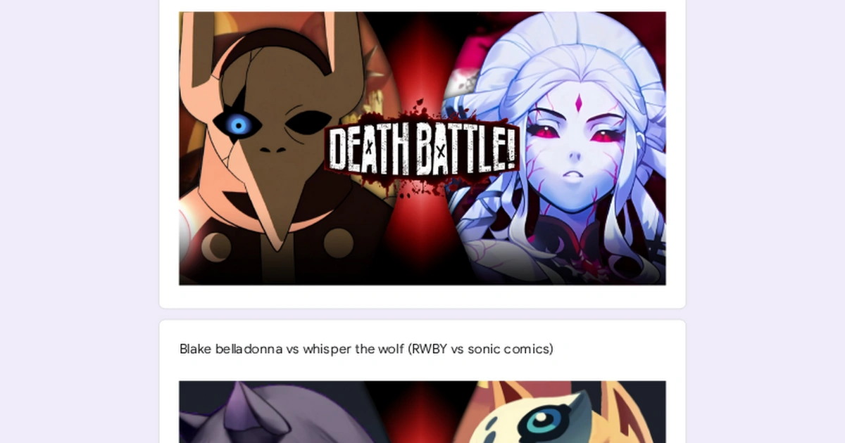 Death battle tournament round two match 8 | Fandom