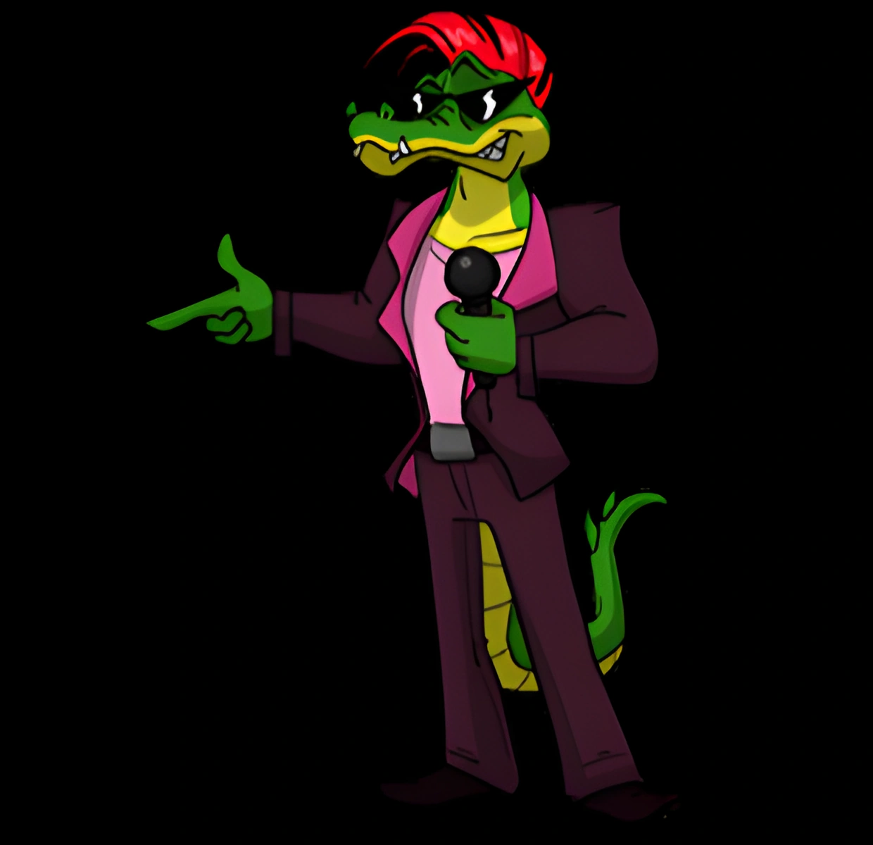 I honestly love the design of Quiz Master Monty. 🐊 ️ | Fandom