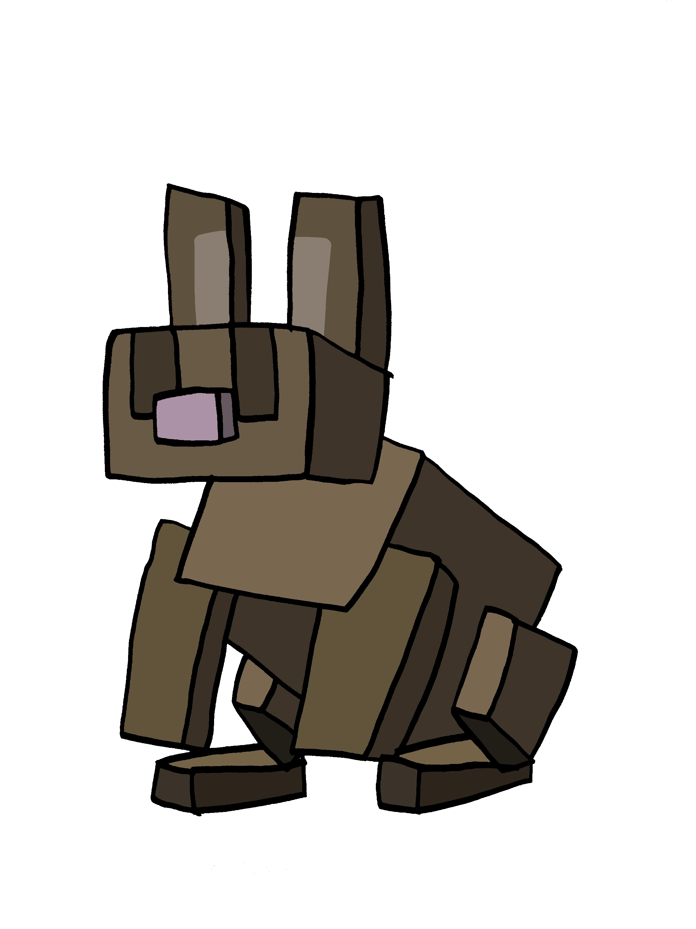 Our drawing of a Minecraft Rabbit | Fandom