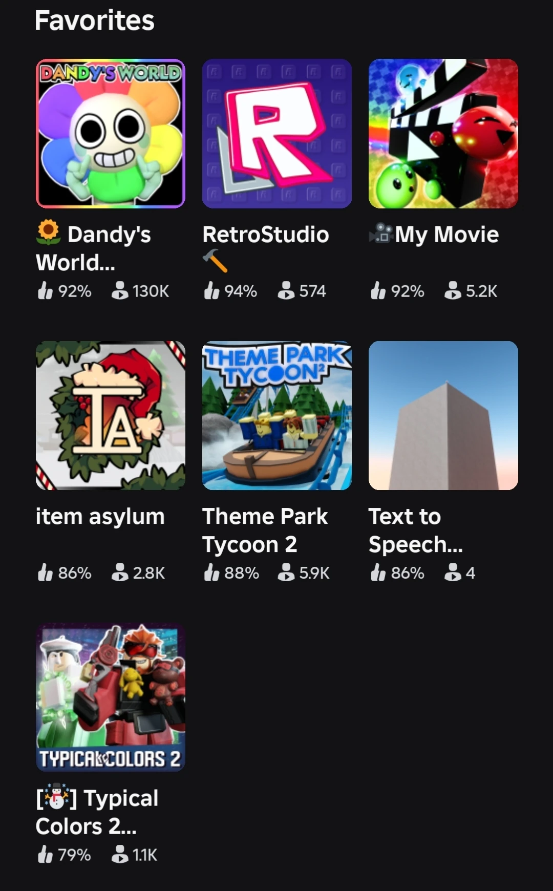 Hey guys rate me based on my favorite roblox games | Fandom