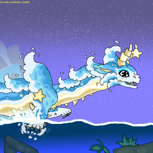 "Flying Amongst the Tides"||Creatures of Sonaria Art Gift 1/3 | Fandom