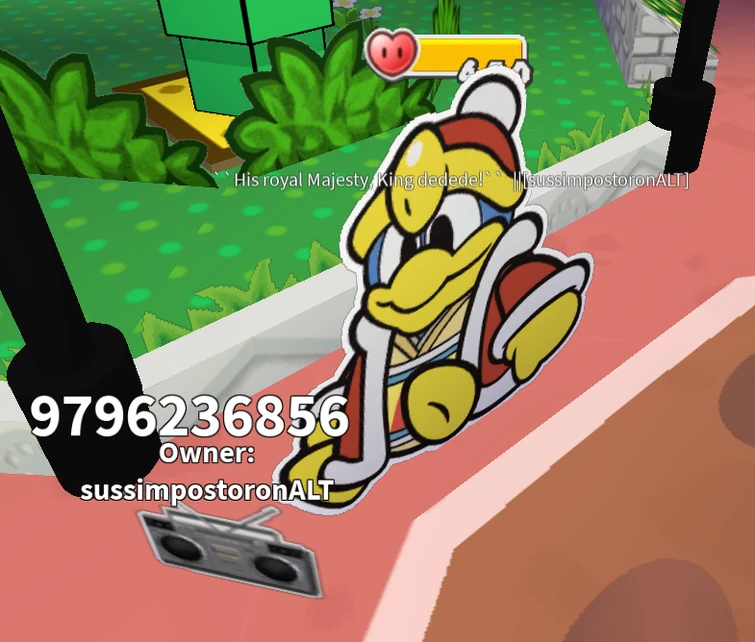 just rping as dedede in SB rp (its a paper mario roleplay game on ...