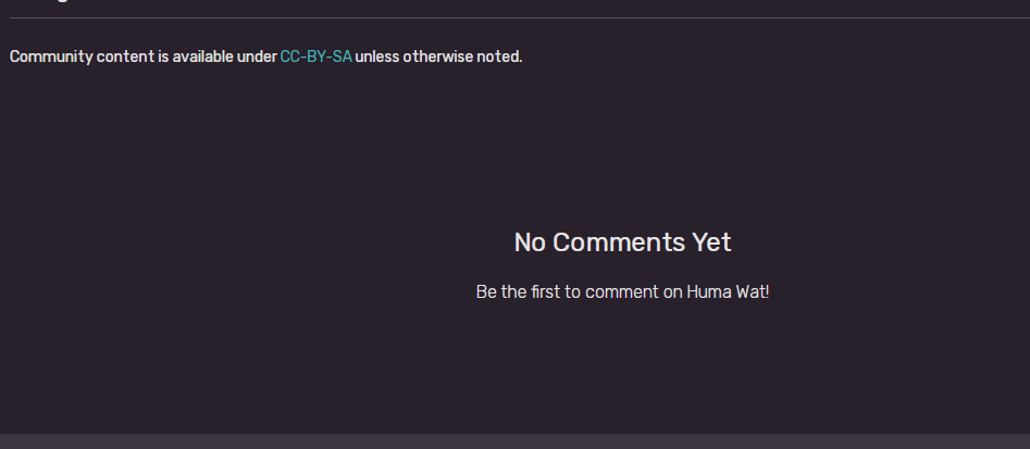 comment broke? | Fandom
