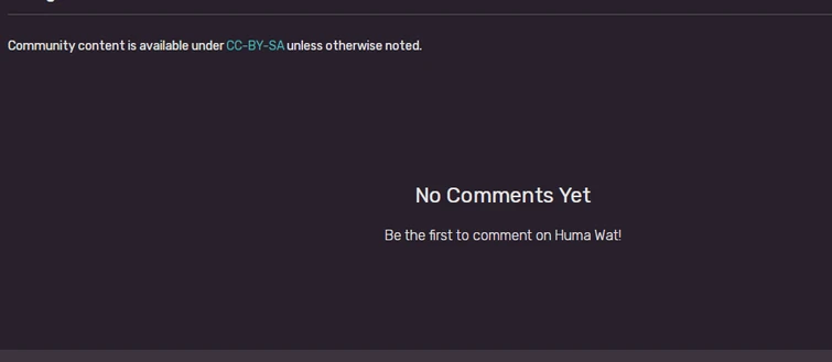 comment broke? | Fandom