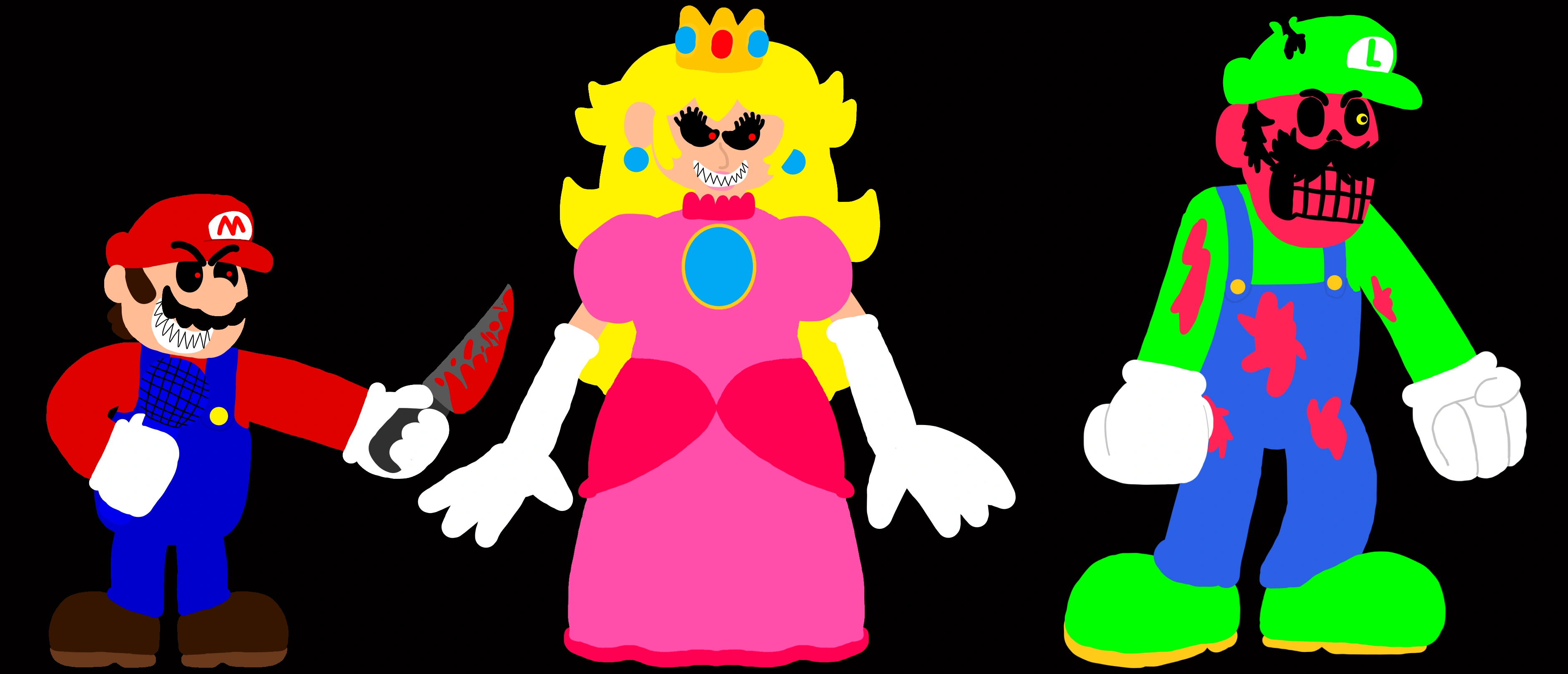 The First Part of the cast for my Vs. Mario.Exe concept: The Story Mode ...