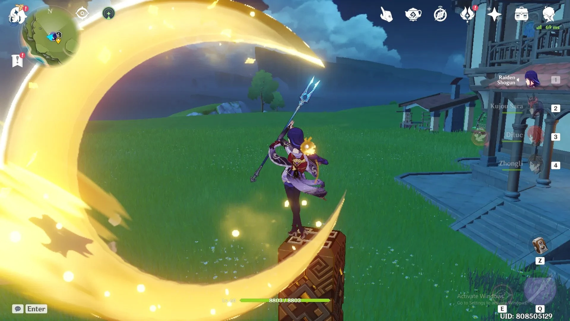 Raiden's charged attack is so pretty | Fandom