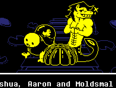 Triple Trouble (Golden Woshua, Aaron and Moldsmal) | Fandom