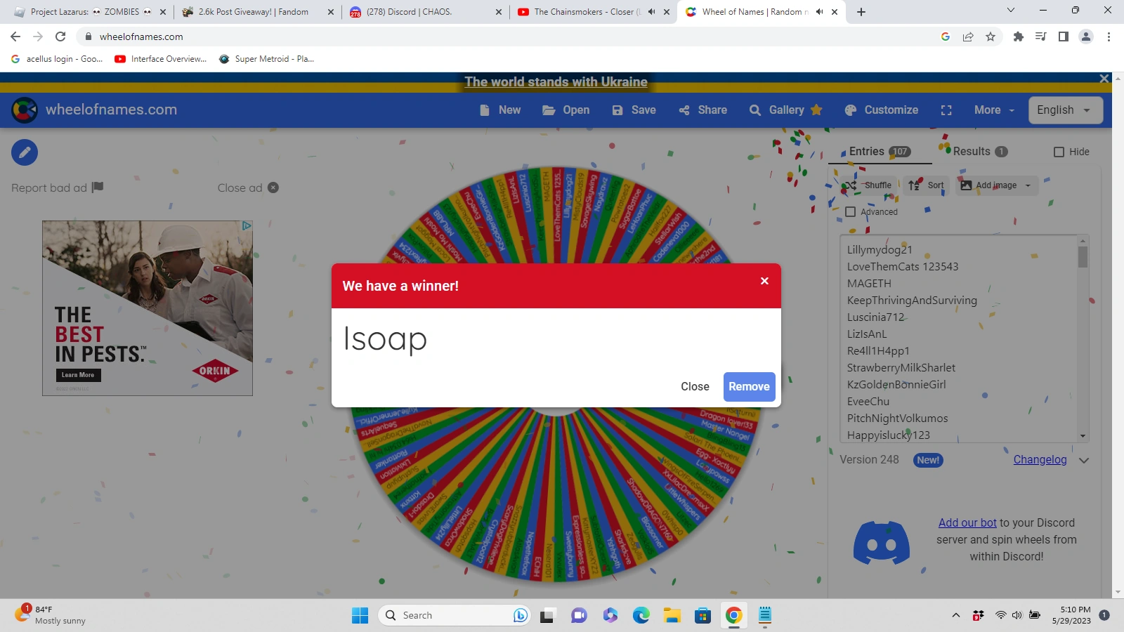 2.6k Post Giveaway WINNERS | Fandom