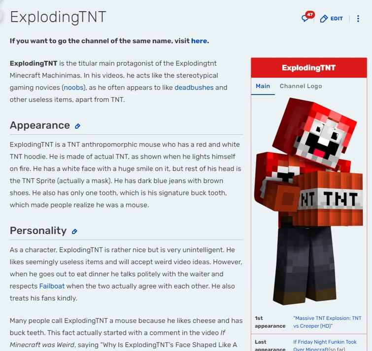 Discuss Everything About ExplodingTNT Wiki | Fandom