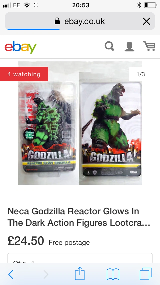 Godzilla glow in dark figure review | Fandom