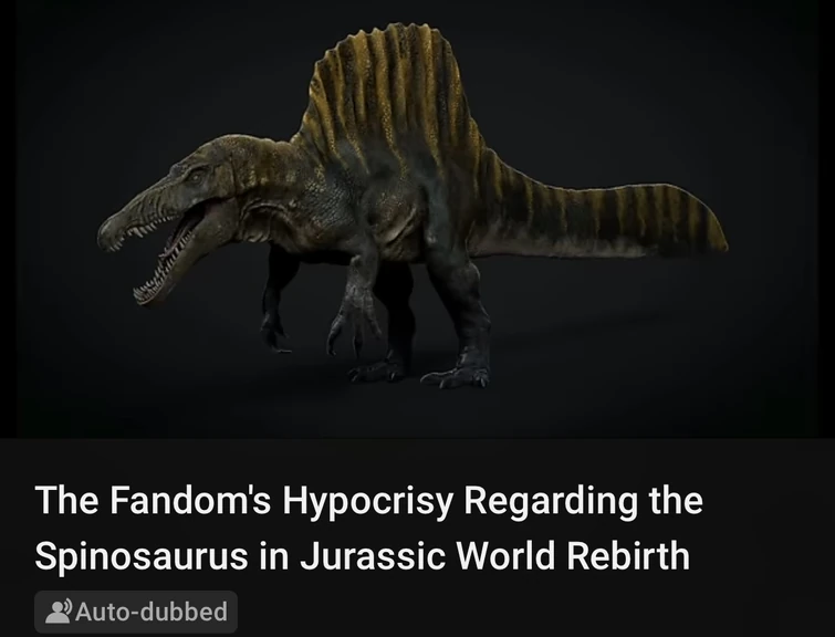 Opinions on the New Spinosaurus Design in Jurassic World Rebirth | Fandom