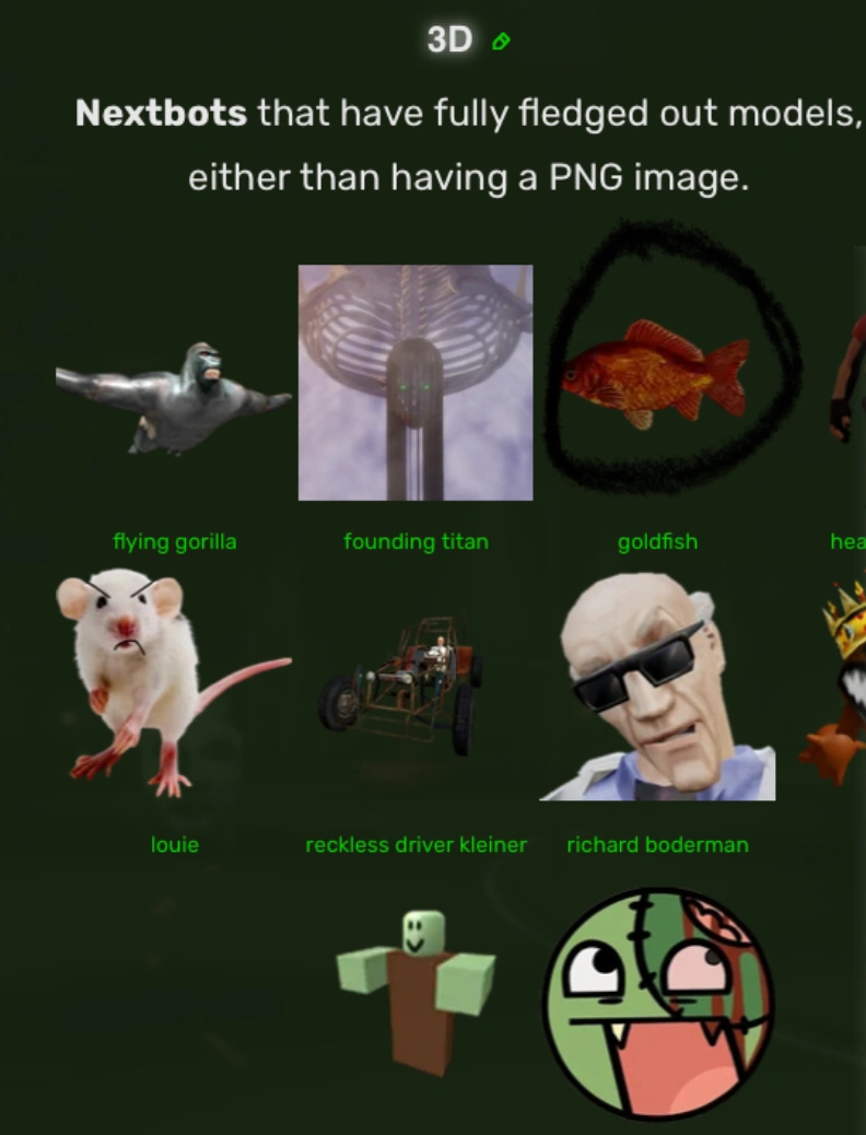 I THOUGHT GOLDFISH WAS A 2D NEXTBOT, IT’S A 3D NEXTBOT. | Fandom