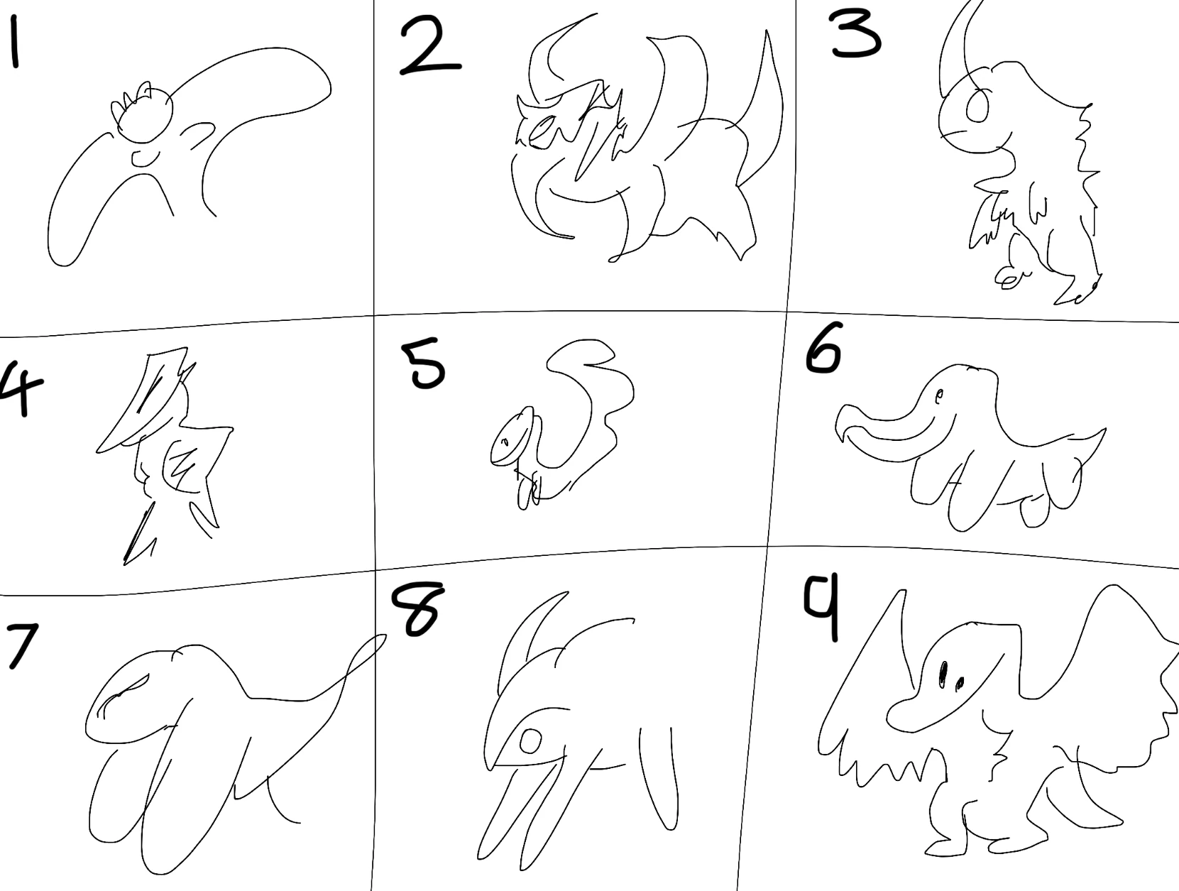 Guess the creature based on the doodles! | Fandom