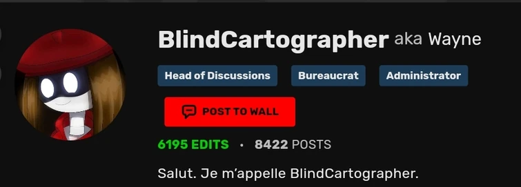 The History of the 1st User To Hit 10,000 Posts On Wikitubia, I guess ...