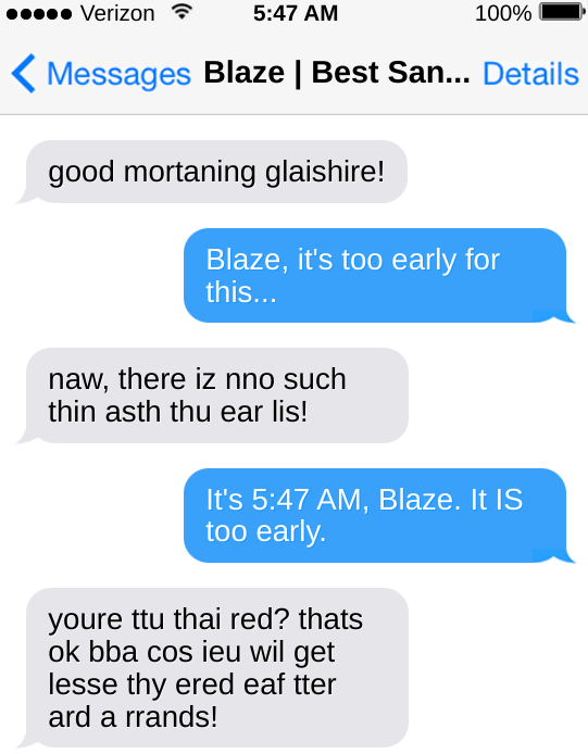 POV: Blaze waking up Glacier early for fun (WoF characters texting part 3) | Fandom